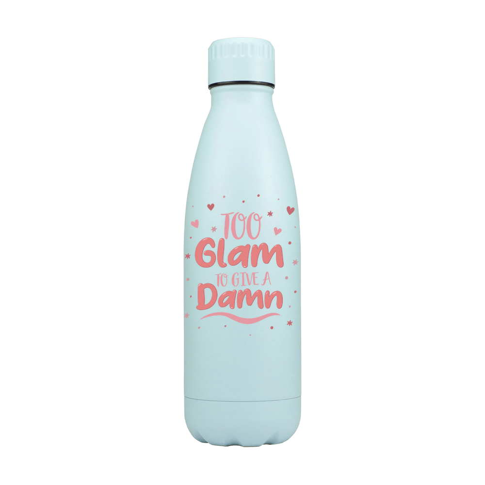 Too Glam To Give A Damn Personalised Metal Bottle - ICE Gifts
